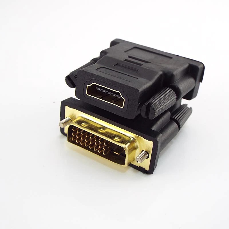 Generic DVI-D (M) to HDMI (F) Adapter - Male to Female supports 1080P
